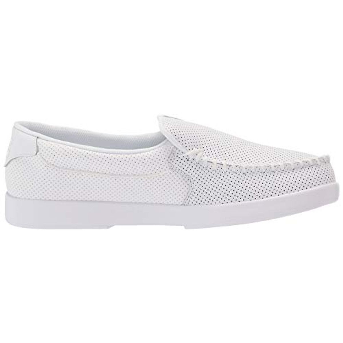 DC Men's Villain 2 Casual Slip On Skate Shoe Slipper, White, 13 D M US