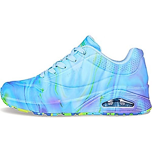 Skechers Women's UNO-Like Water Sneaker, BLMT, 10