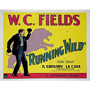 Posterazzi Running Wild W.C. Fields 1927. Movie Masterprint Poster Print, (28 x 22)