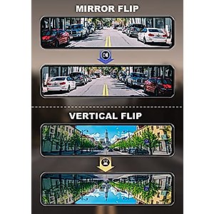 JOMISE 2.5K Mirror Dash Cam for Cars, G810 11" Touch Screen Front and Rear Dual Lens Dash Camera, Enhanced Night Vision with Starvis Sensor, GPS, G-Sensor, Parking Assistance, Loop Recording
