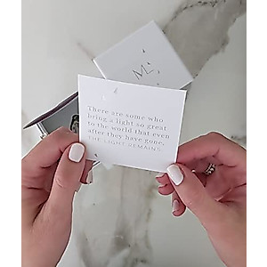 Memorialight Modern Grief Gift 40 mm Crystal Ball Rainbow Maker Best for Daily Remembrance