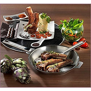 Cristel Strate Fryingpan, 8.5", Silver