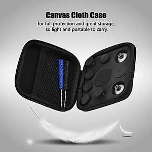 Mini Joystick Button, Canvas Cloth Case High Accuracy 3 Pairs Thumb Stick for Game Console Replacement for Replacement for