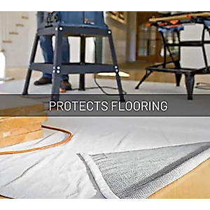 CoverGrip 8 oz Canvas Safety Drop Cloth, 3.5' x 12'