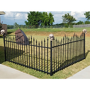 Retrospec Creations 100 Each for 5/8” Plastic Finial Tops for Iron Picket Fence Triad Spear – #50-58