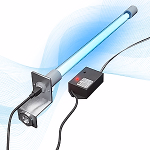 BioShieldUV® Lite 18W 24V HVAC UV Light Air Treatment System Magnetic Holder Alternating Current AC, Powered by HVAC Ballast - UVC Light for Air Conditioner UV Light for AC System