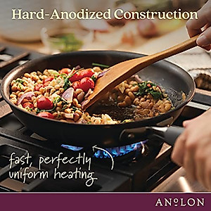 Anolon Advanced Hard Anodized Nonstick Grill Pan / Griddle and Roaster - 11 Inch, Gray