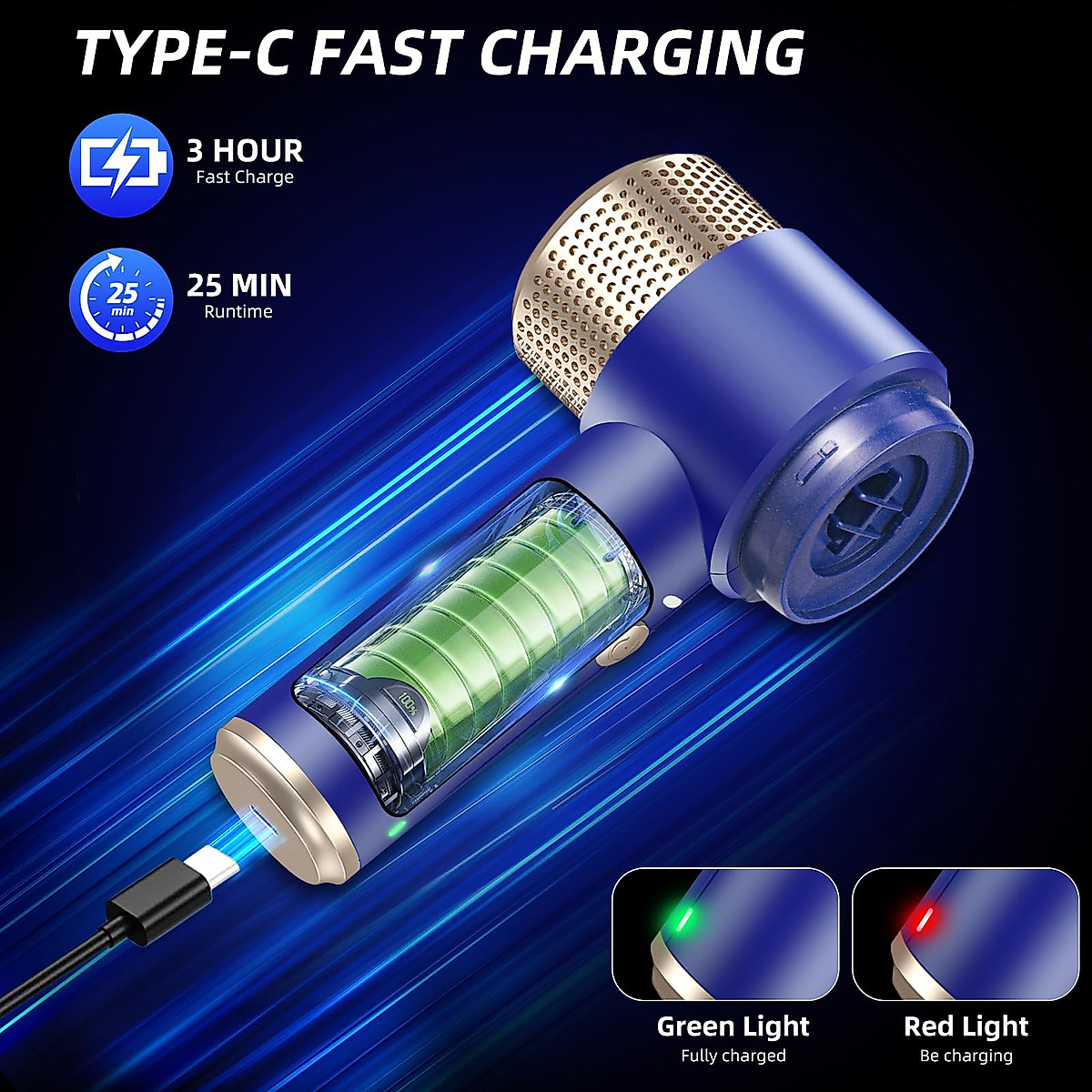 Upgraded Bug Vacuum & Handheld Vacuum Cordless High Power 16000PA Bug Vacuum for Adults Portable Bug Vacuum Catcher for Home Office Car Insect Vacuum Catcher for Small Spider Wasp Moth Ladybug(Blue)