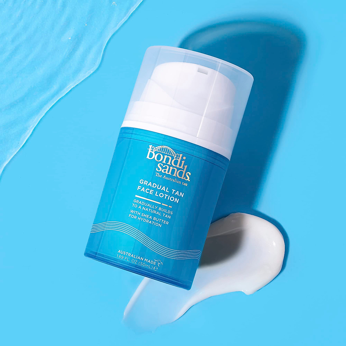 Bondi Sands Gradual Tanning Face Lotion | Enriched with Shea Butter, Develops to a Gradual Tan for Nourished, Glowing Skin | 150 mL, 5.07 Fl. Oz.