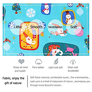 EXCEART Fabric Fabric Christmas Fabric 8Pcs Xmas Cotton Clothes Hand DIY Bundles Patchworks Quilted Quilting