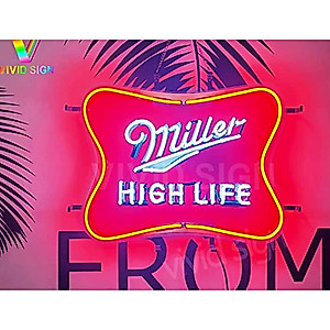 Prouten 20inx16in Miller High Lifes Neon Sign Light Lamp with HD Vivid Printing Tech Artwork