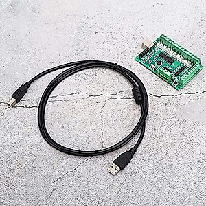 Davitu Motor Driver - Driver Board CNC USB 100Khz Branch 5 Axis Port Driver Motion Control Card 12-24V Controller Board