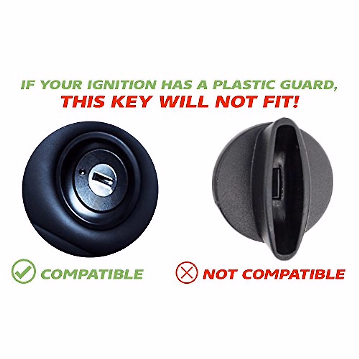 KeylessOption Keyless Entry Remote Fob Uncut Blank Ignition Car Key Remote Start for CWTWB1U793