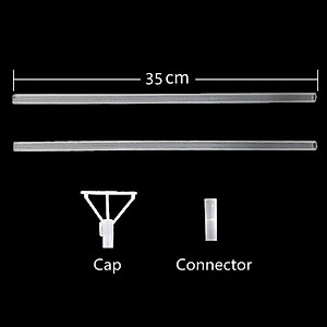 LED Light Up Bobo Balloons with Sticks 6 Packs, Flashing Handles,20 Inches Transparent Bubble Balloons,70 cm Sticks, Event Birthday Party Decoration