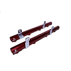 Aeromotive 14110 Billet Fuel Rails for 1999-2004 Ford 5.4L Lightning and Harley F-150, Red
