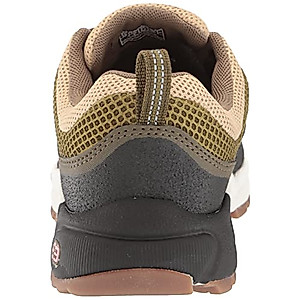 KEEN Women's Wasatch Crest Vent Breathable Hiking Sneakers, Olive Drab/Pink Icing, 7