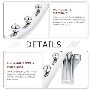 ULTECHNOVO Wall Hung Clothes Drying Rack Wall Mounted Clothes Wall Mounted Clothes Hanger Folding Hanging Rack Clothes Hanger Hanger Rack Garment Swing Arm Hooks