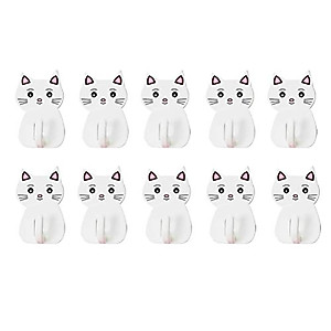 Cabilock Vintage Decor Shower Towel Hook 10pcs Adhesive Coat Hooks Rack Wall Mounted Decorative Metal Peg Hangers Kitchen Towel Hooks Hat Rack for Home Bedroom Wall Mounted Hooks Plastic Hangers