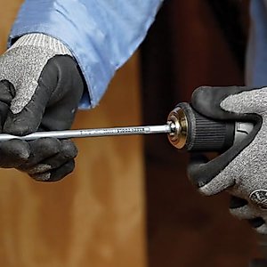 Klein Tools 53751 Flex Bit Auger with Screw Point, 3/4-Inch x 72-Inch Long Flexible Drill Bit / Fish Bit for Pulling Wire Behind Walls