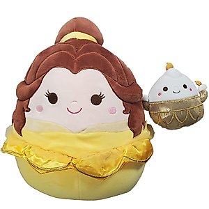Squishmallow Official Kellytoy Plush 12" Belle & Lumiere - Disney Ultrasoft Stuffed Animal Plush Toy