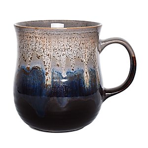 Bosmarlin Large Ceramic Coffee Mug, Big Tea Cup for Office and Home, 21 Oz, Dishwasher and Microwave Safe, 1 PCS