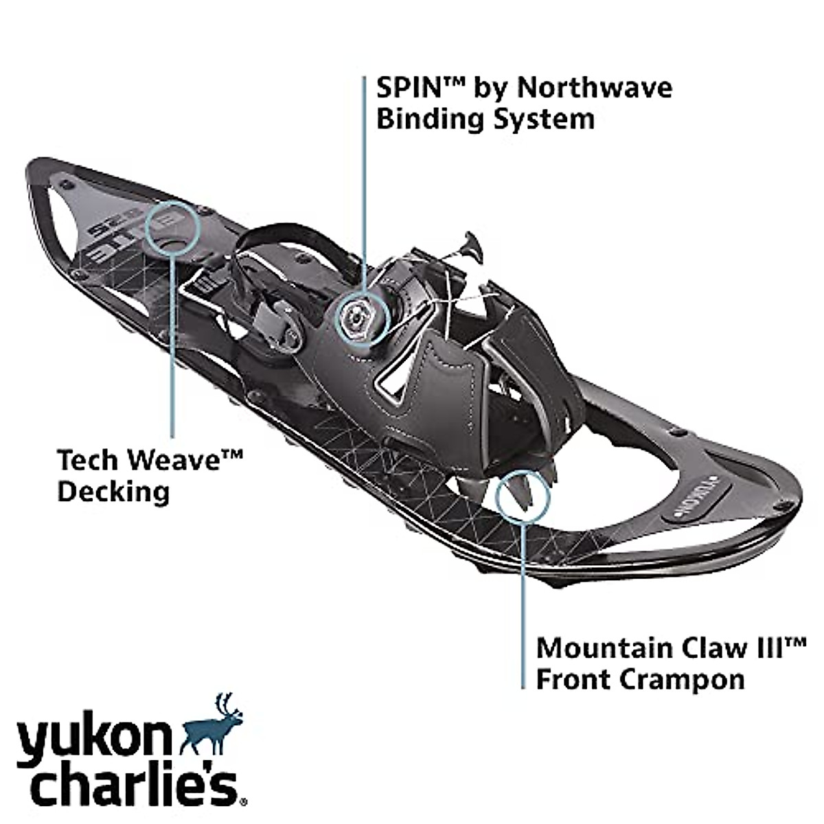 Yukon Charlies Elite Spin Snowshoe, 821