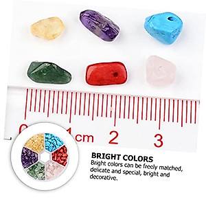 Veemoon 1 Box DIY Accessories Crystal Chips Ear Peircing Kit Mini Chips DIY Jewelry Beads Gemstone Chips DIY Anklet Beads DIY Jewelry Supplies DIY Making Beads Decorative Beads Accessories