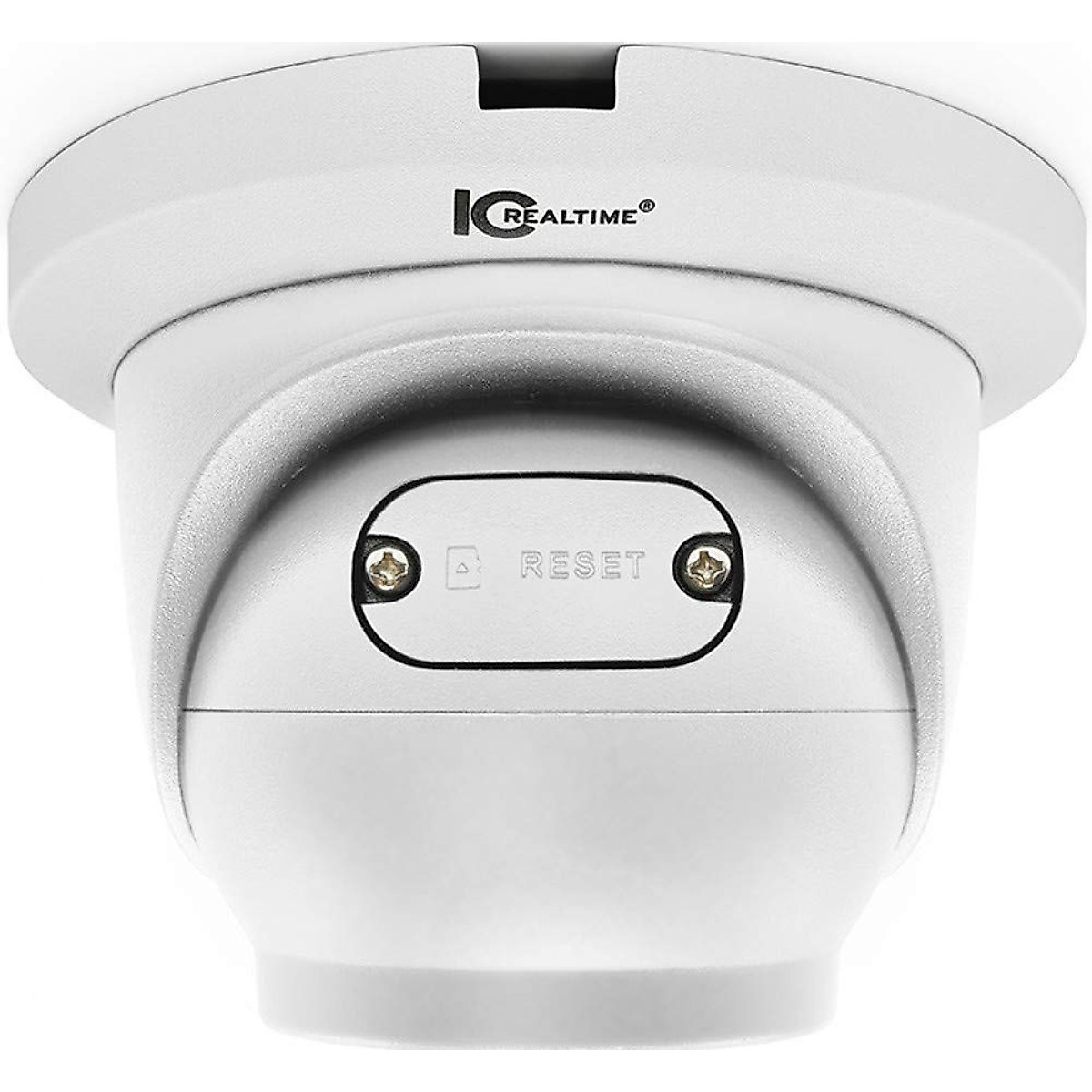 IC Realtime IPMX-E20F-IRW2 2MP IP Indoor/Outdoor Small Size Starlight Eyeball Dome Fixed 2.8mm Lens (106 AOV), 1/2.8 CMOS Sensor, IP67 Protection, Up To 164ft IR, POE, Replaced ICIP-D2000-IR