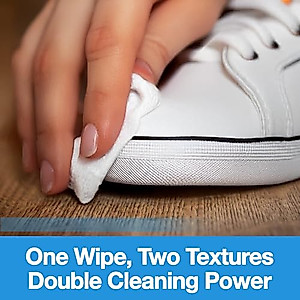 Swipz Shoe and Sneaker Wipes - Complete Tennis Shoe Cleaner Eraser Kit - Instant White Leather Sole Cleaner Cloths in 12 Travel Packs