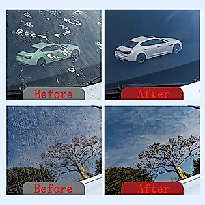 Car Glass Oil Film Removal Wipes, 2/4/6bags Glass Oil Film Remover for Car, Car Cleaning Wipes, Car Oil Stain Cleaner Glass Oil Film Remover Wet Wipes, Glass Wipes for Windshield Cleaning (4bags)