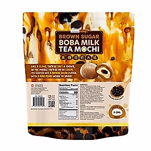 Tropical Fields Brown Sugar Boba Milk Tea Mochi, 31.8oz