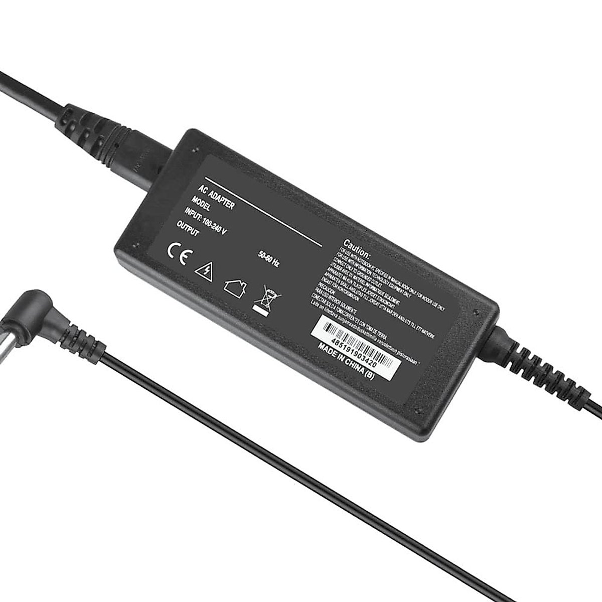 J-ZMQER AC Adapter Cord Compatible with HP Pavilion 27XW 27" IPS LED Backlit LCD Monitor J7Y63AA#ABA