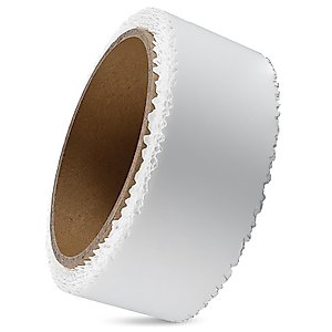 Saypacck 2'' x 50' Self Adhesive Stress Crack Tape Drywall Joint Tape Patch Wall Patch and Seam Patch Heavy Duty Smooth Roll for Concrete Patch and Repair, White