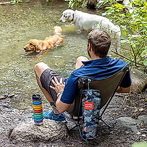 GRAND TRUNK Alite Mantis Chair | Lightweight Stable Camping Chair | Portable, Quick and Easy Setup | Lawn Chair for Hiking, Backpacking, Fishing and Beach - Black