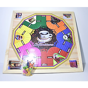 Tablero De Parques Colombiano De Doble Cara y Magnetico, Parcheesi Board Game, Double-Sided and Magnetic , Juego De Mesa.