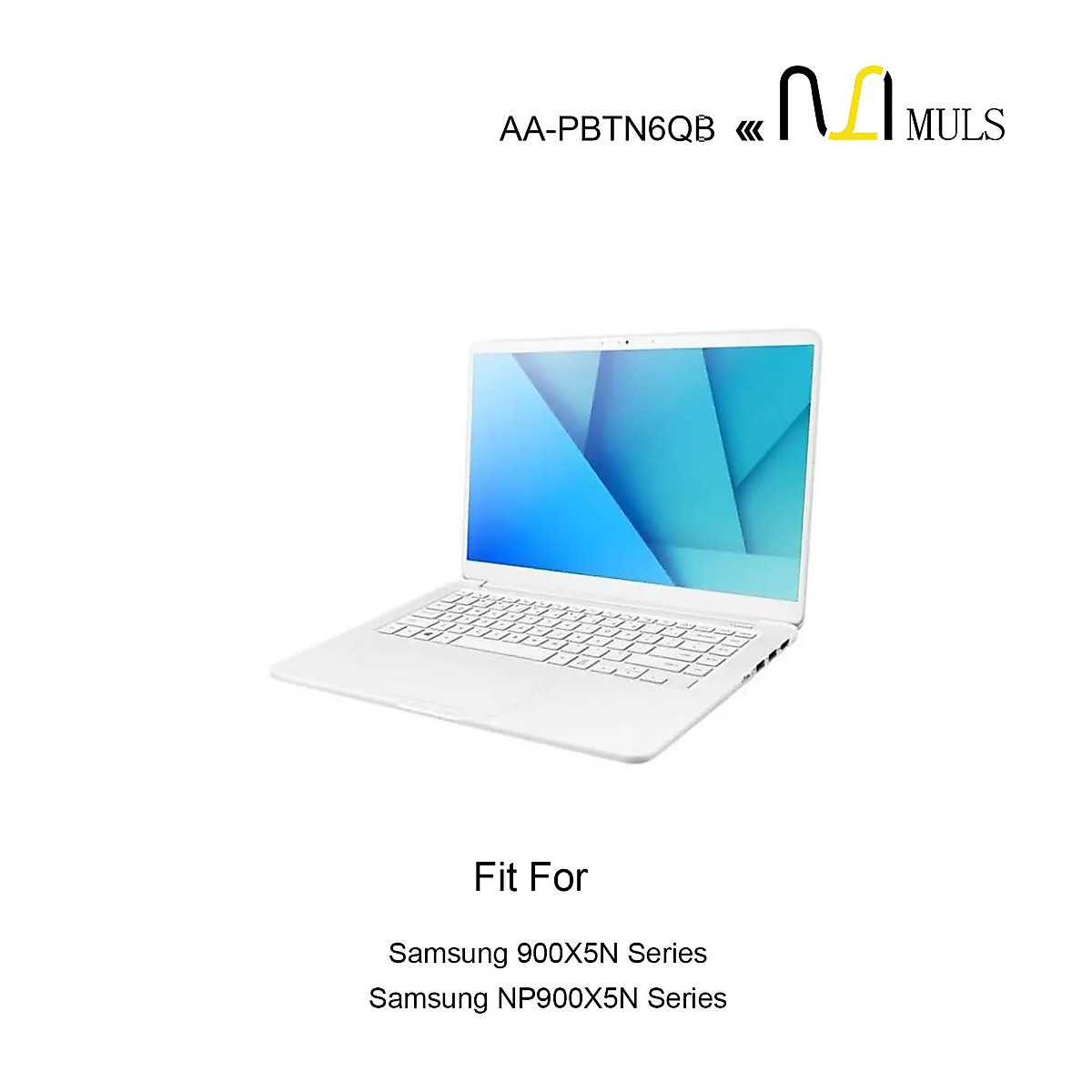 66Wh AA-PBTN6QB PBTN6QB Laptop Battery Replacement for Samsung Notebook 9 NP900X5N NT900X5N-X78L NP900X5N-X01US NP900X5N-L01US NP900X5N-K03 900X5N-K02 NP900X5N-K07HK 900X5N Series AAPBTN6QB 11.5V