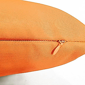 VAKADO Fall Outdoor Waterproof Throw Pillow Covers 18x18 Set of 2 Decorative Pumpkin Patio Furniture Sunbrella Cushion Cases Outside Decor for Couch Garden Bench Porch