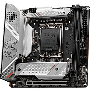 MSI MPG Z790I Edge WiFi Gaming Motherboard (Supports 12th/13th Gen Intel Processors, LGA 1700, DDR5, PCIe 5.0, M.2, 2.5Gbps LAN, USB 3.2 Gen2, Wi-Fi 6E, Mini-ITX)