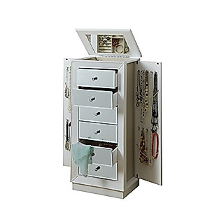 ACME Talor Jewelry Armoire - - White