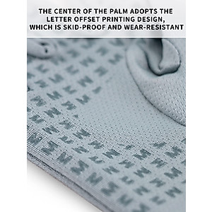 MOUNT TEC Unisex UV Protective Gloves UPF 50+ Cool Breathable Finger Tip Touch Screen Sunblock Glove for Sailing Golfing Boating Fishing Hiking Adventuring Outdoors (Grey, L)