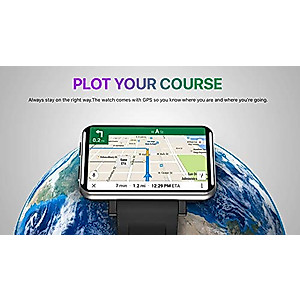 Sfit Smart Watch Sf100 Black Sport Fitness Monitor, Touch Screen Phone for Men/Women