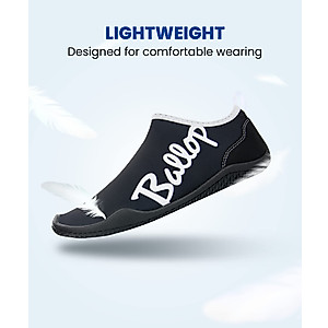 BALLOP Aqua Shoes Quick-Dry Non-Slip Water for Women Men Men's Size Mens Beach Womens Swim Socks Fishing Vacation Essentials feet Adult Swimming agua para wear Lake Woman Foot Fish flip Flops