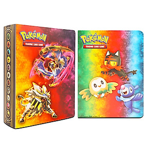 pokeball Pokemon Binders for Cards Bundle ~ 6 Pack Assorted Pokemon Album Card Holder, Each Holds 60 Cards Plus Door Hanger | Pokemon Card Carrying Case, Mini