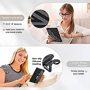 MoKo iPad 10th Generation Case 2022 + Security Hand-Strap for 6-8" Kindle eReaders Fire Tablet