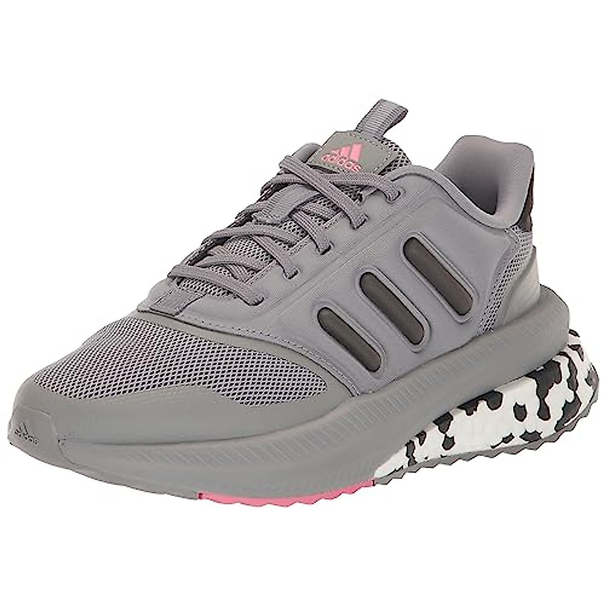 adidas Women's X_PLR Phase Sneaker, Grey/Core Black/Pink Fusion, 10.5