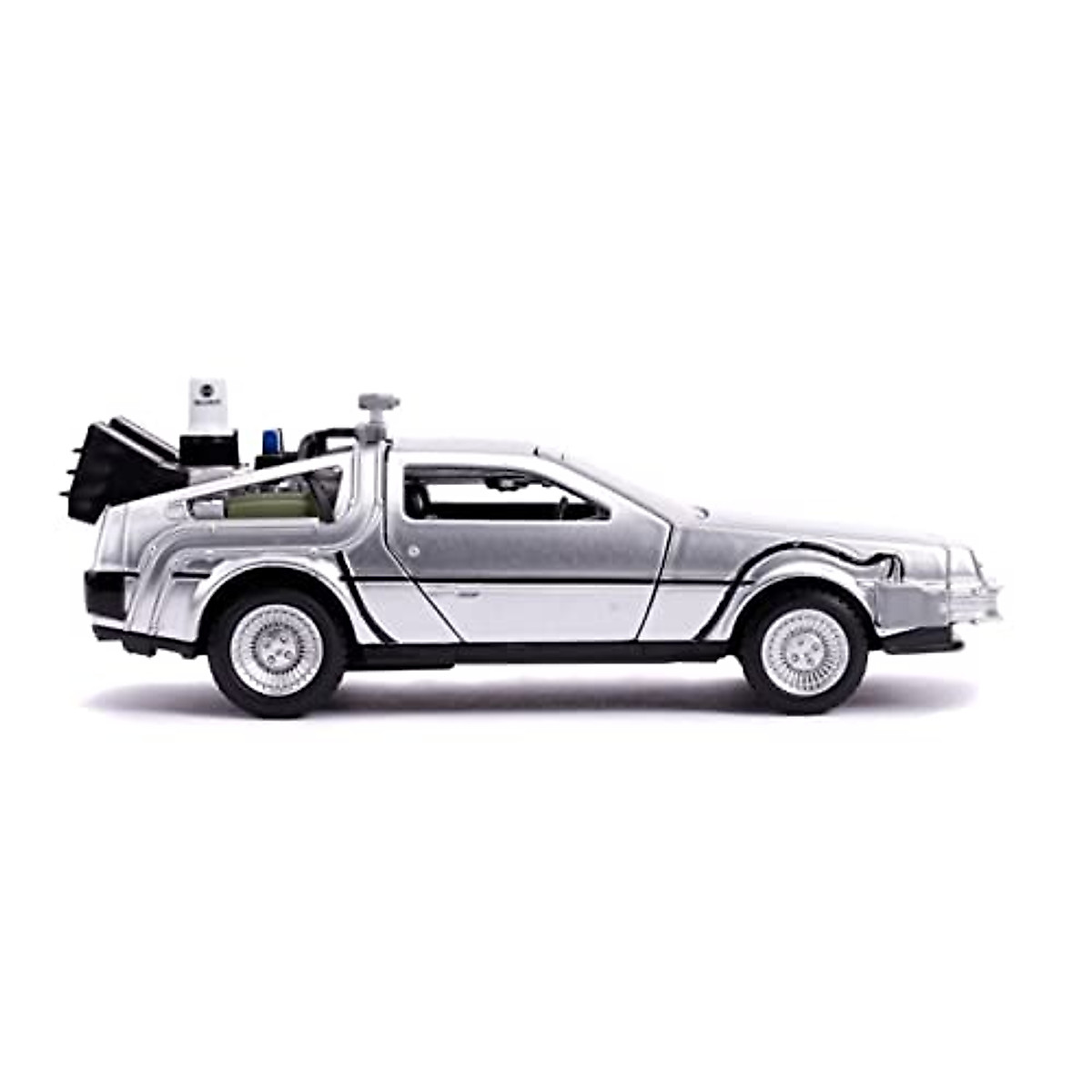Jada Toys Back to The Future Part II 1:32 Time Machine Die-cast Car, Toys for Kids and Adults