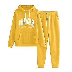 Pink Set Women Two Piece Outfits for Women Going Out Crop top and high Waisted Shorts Lightweight Sweatshirt Womens Sweat Sets Pajama Set Solid Color Ribbed Knit Crewneck Tops Long Sweatpants Cute