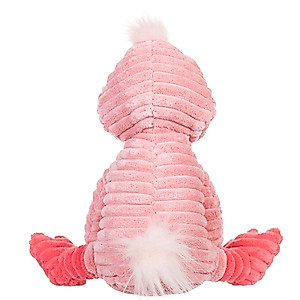 Apricot Lamb Toys Plush Corduroy Flamingo Stuffed Animal Soft Cuddly Perfect for Child (Corduroy Flamingo 8.5 Inches)