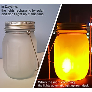 Solar Flickering Flame Torches Lanterns, 2-Ways Hanging/Insert Lawn Ground, Waterproof Outdoor Lighting Solar Pathway Lights Landscape Lighting Dusk to Dawn Auto On/Off for Garden Patio Yard, 2 Pack