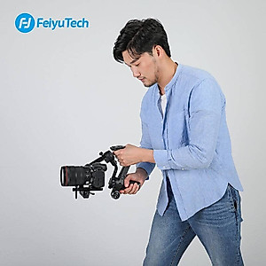 FeiyuTech SCORP-C Camera Stabilizer Gimbal for DSLR and Mirrorless Camera, Camera Handheld Gimbal 3-Axis, 5.5lbs Payload, for Sony α7Ⅳ A6300/A6400 A7S3 a9/a7 for Canon 5D3/80D for Nikon D7500/Z5/Z6 II